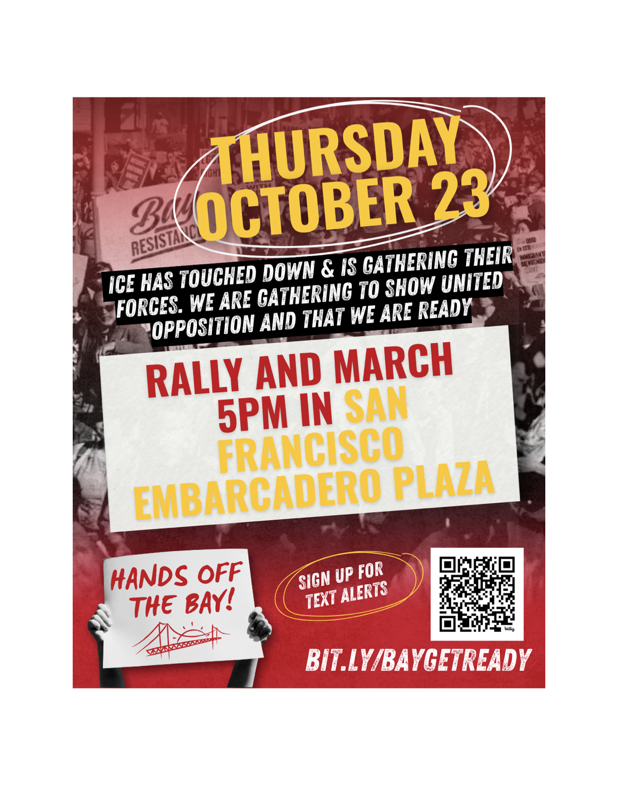 October 23, 2025 – 5pm “Hands off” San Francisco Bay Emergency ...